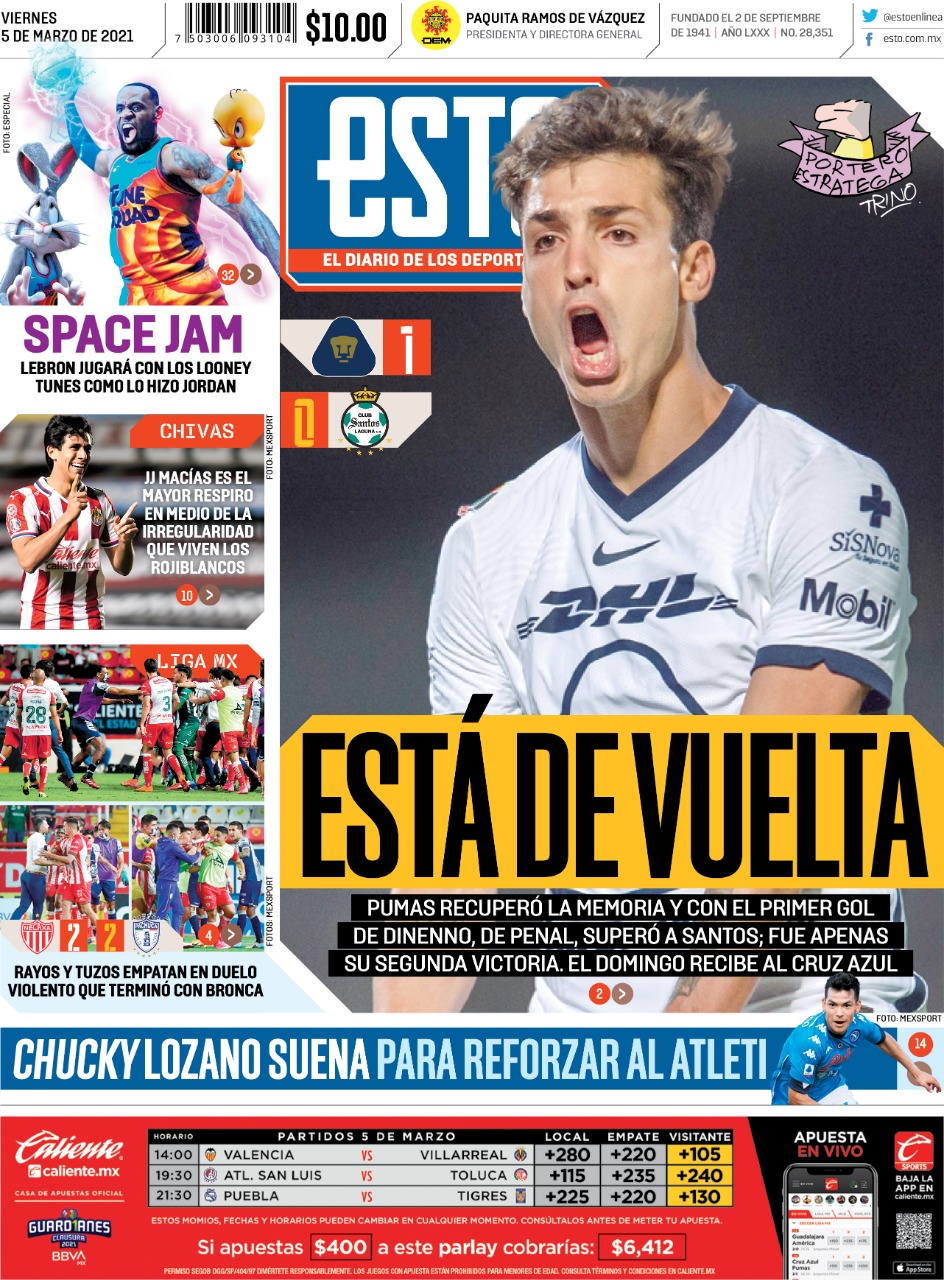 ESTO 5 de marzo de 2021 | ESTO en línea