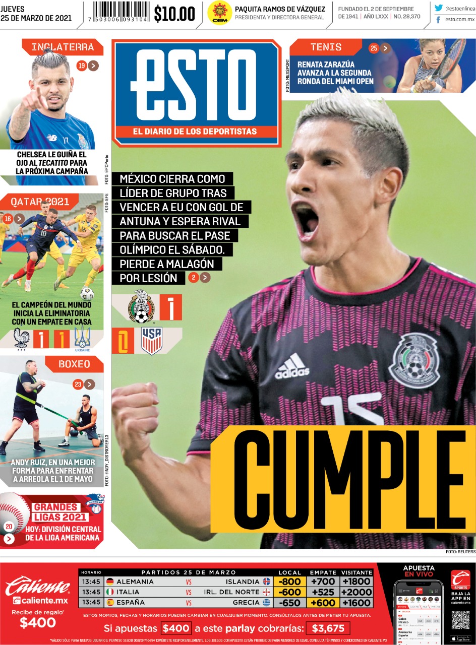 ESTO 25 de marzo de 2021 | ESTO en línea