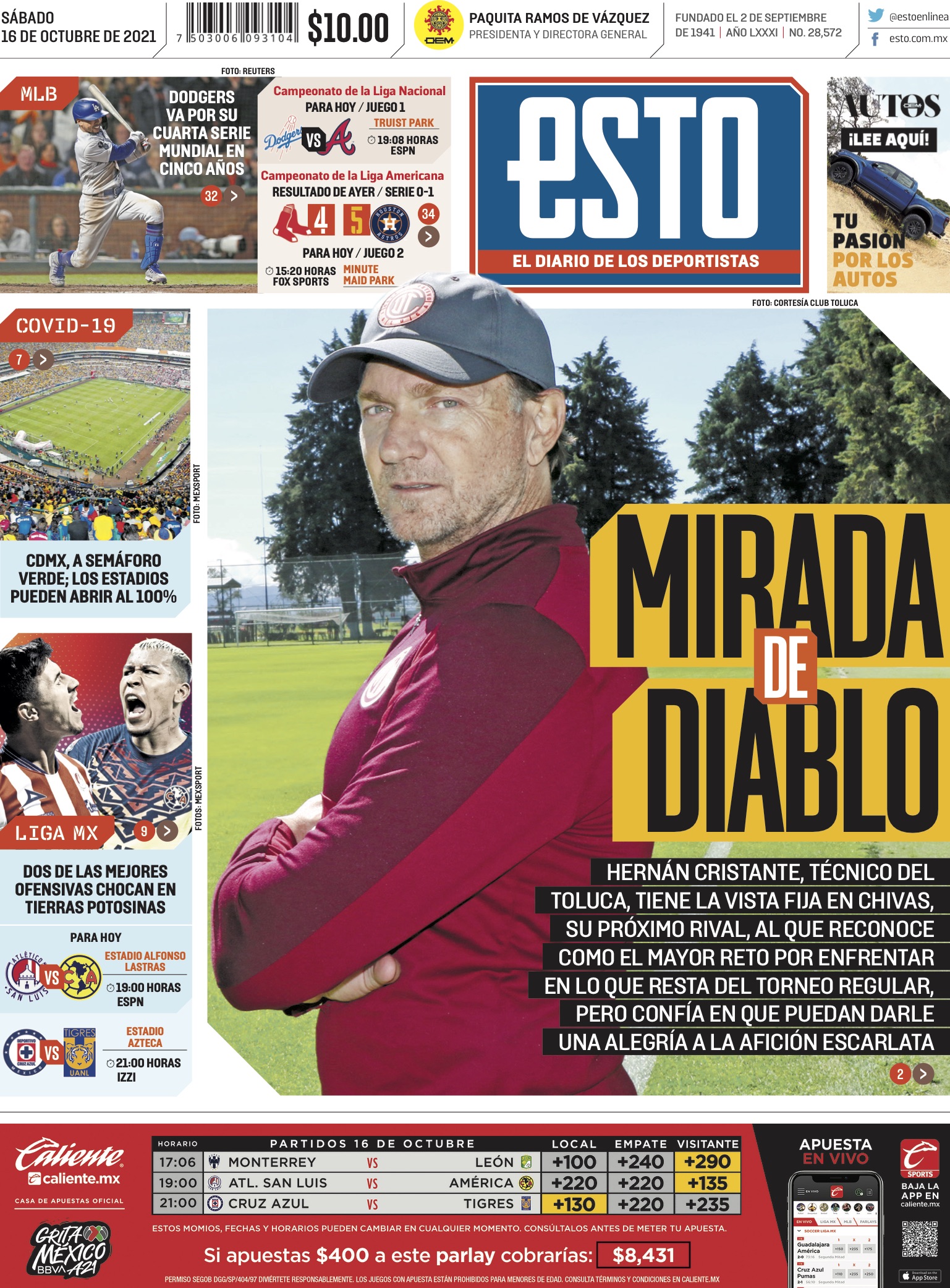 ESTO 16 de octubre 2021 | ESTO en línea