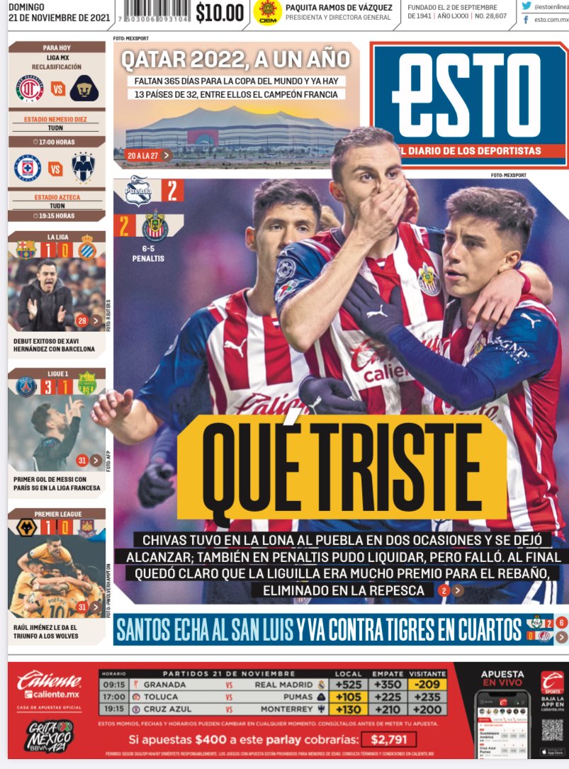 ESTO 21 NOVIEMBRE 2021 | ESTO en línea