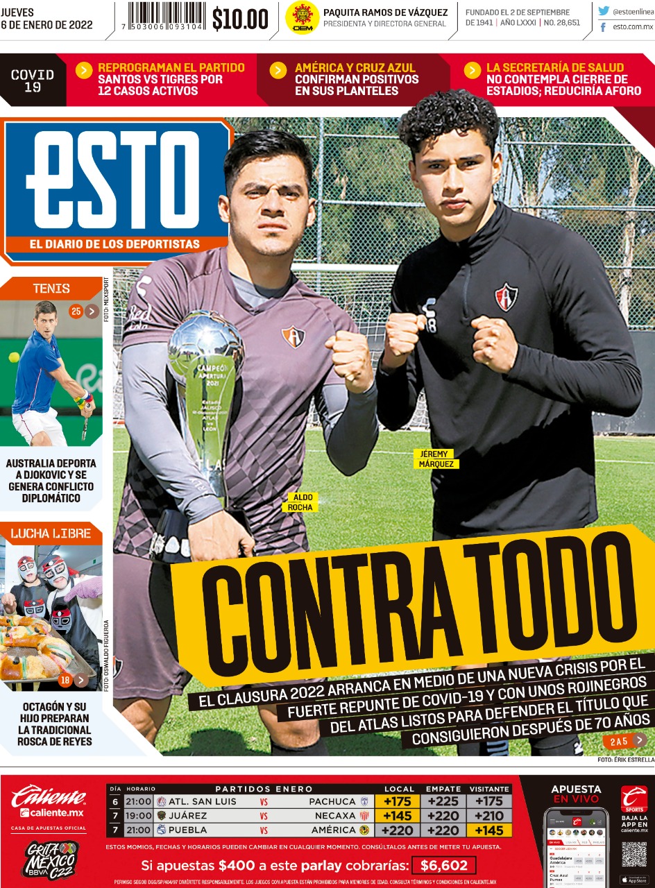 ESTO 6 DE ENERO 2022 | ESTO en línea