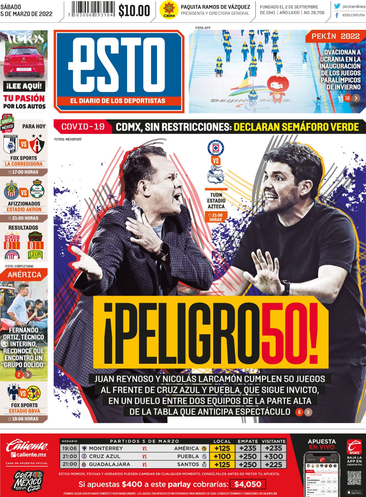 ESTO 05 de marzo 2022 | ESTO en línea